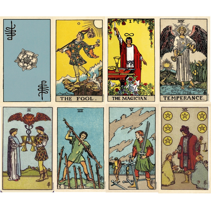 Original -Tarot Smith Waite - Centennial ( Tarot Rider - Pamela Colman)